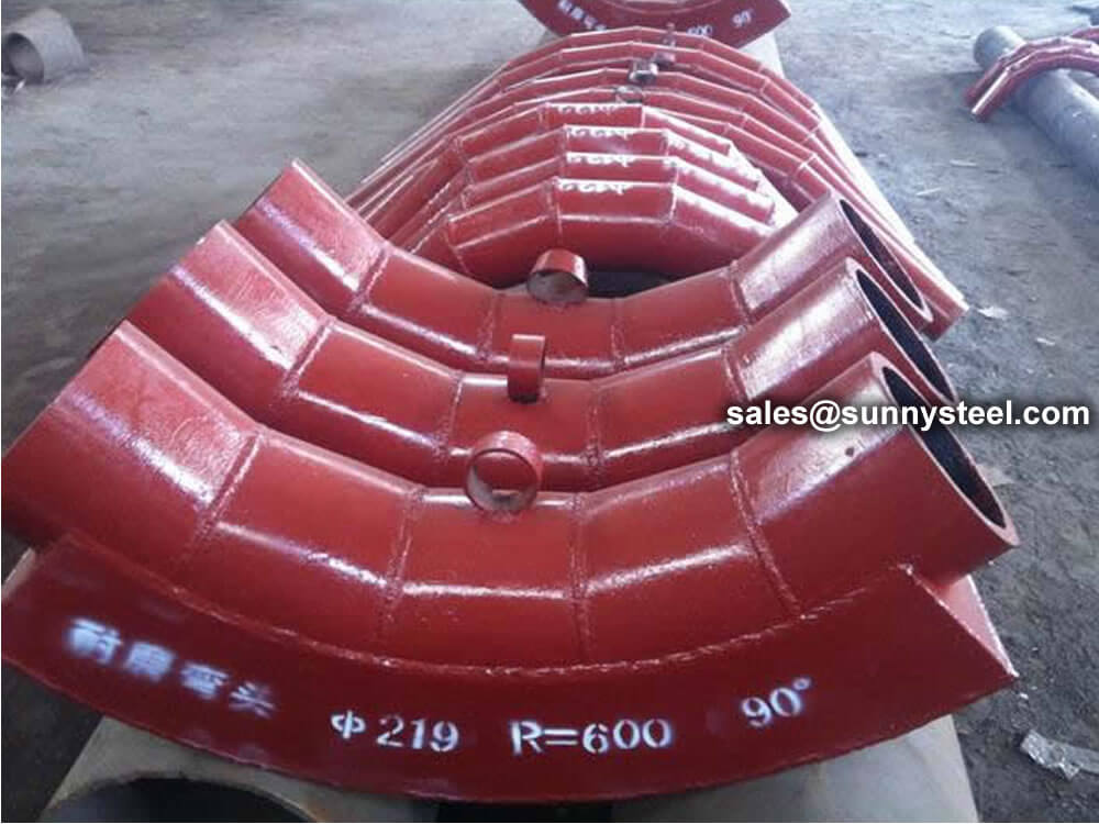 Wearback wear-resistant ceramic lined elbow | Abrasion resistant pipe