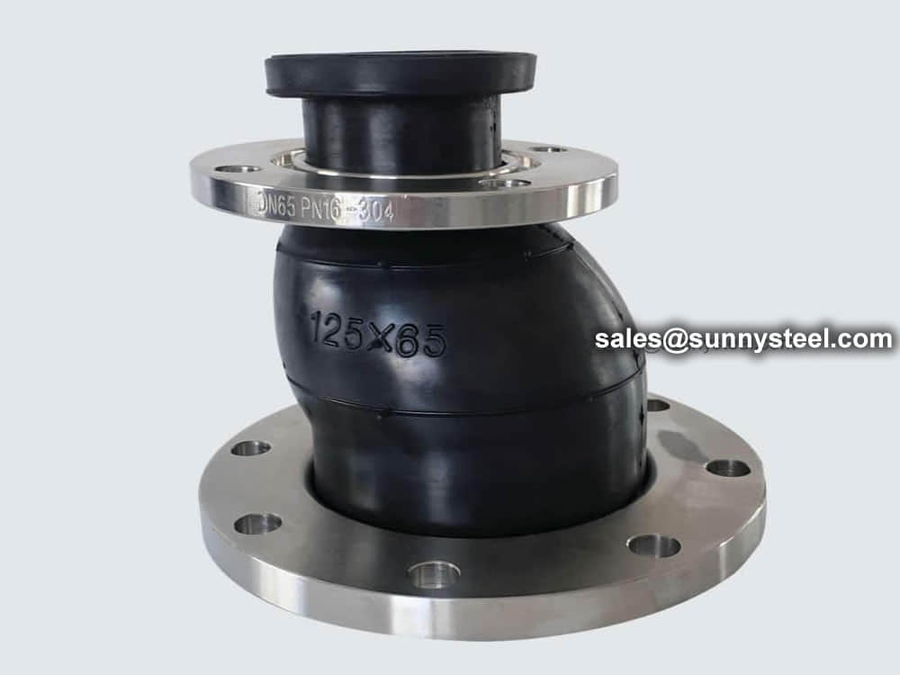 Flexible rubber joints eccentric reducer, Rubber expansion joint ...