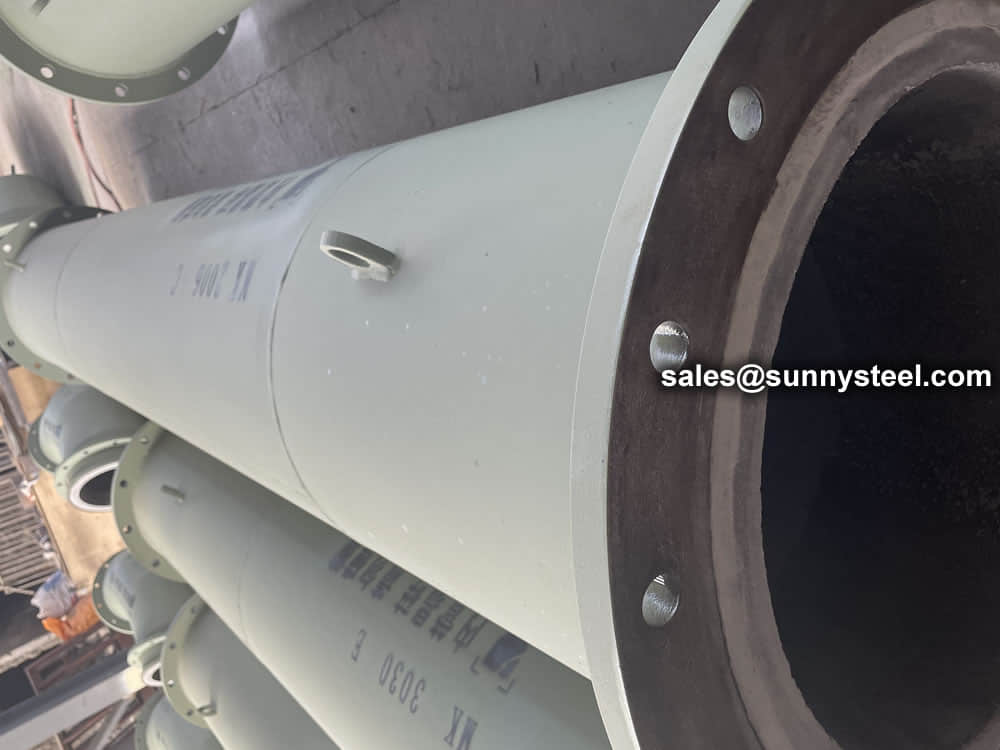 Cast Basalt Pipes and Elbows